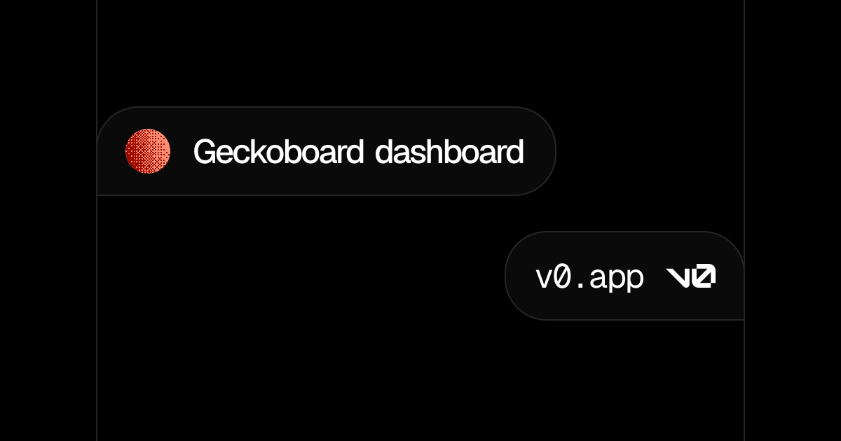 Geckoboard Dashboard V0 By Vercel 9407