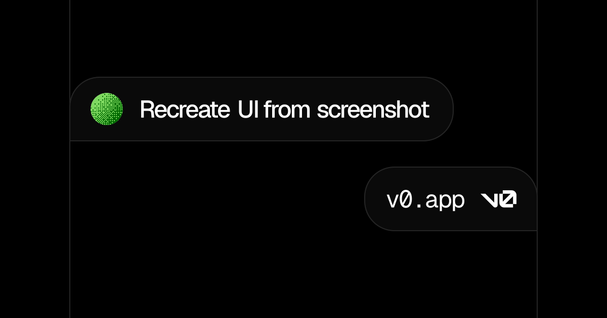 Recreate UI from screenshot – v0 by Vercel