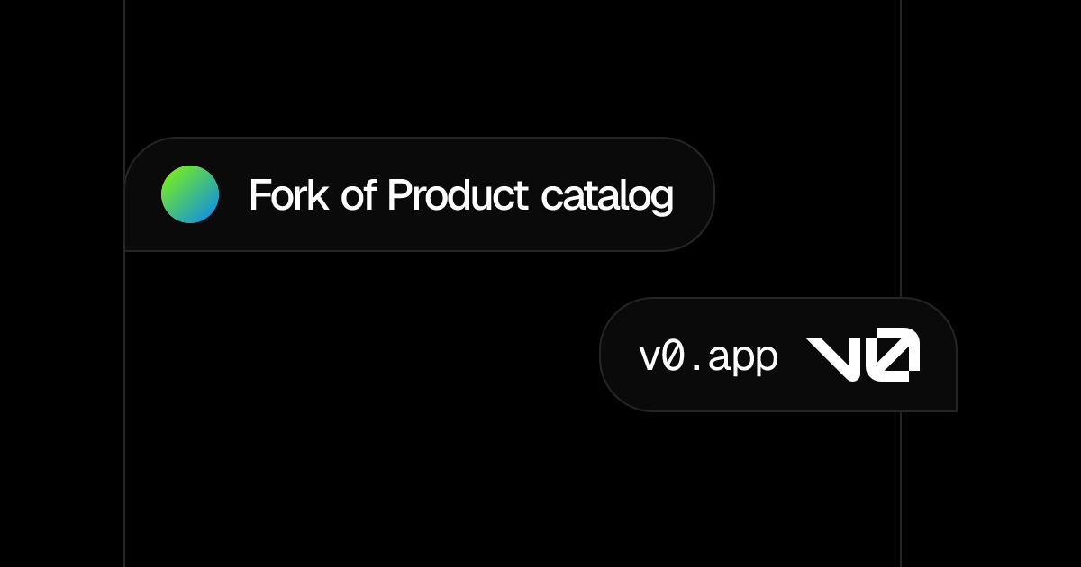Fork of Product catalog – v0 by Vercel