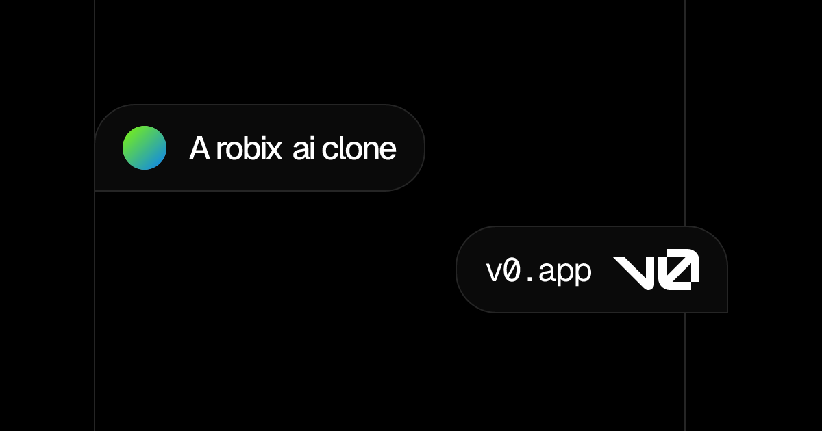 A robix ai clone – v0 by Vercel