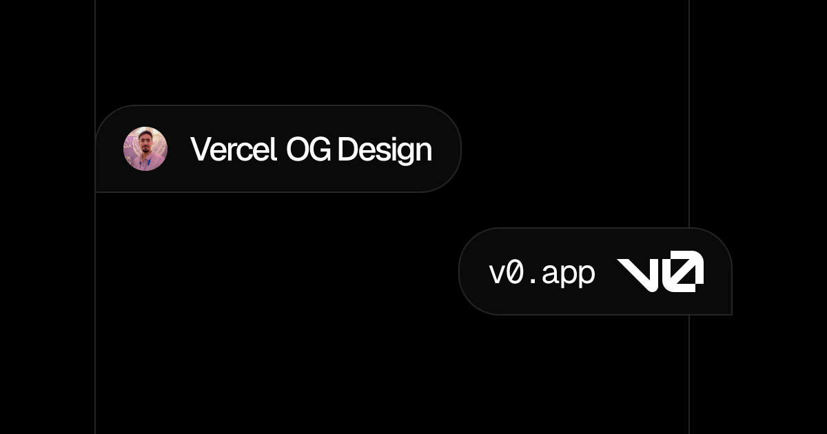 Vercel OG Design – v0 by Vercel